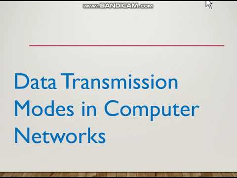 Data Transmission Modes in Computer Network