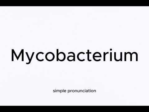 How to pronounce Mycobacterium. Simple pronunciation.