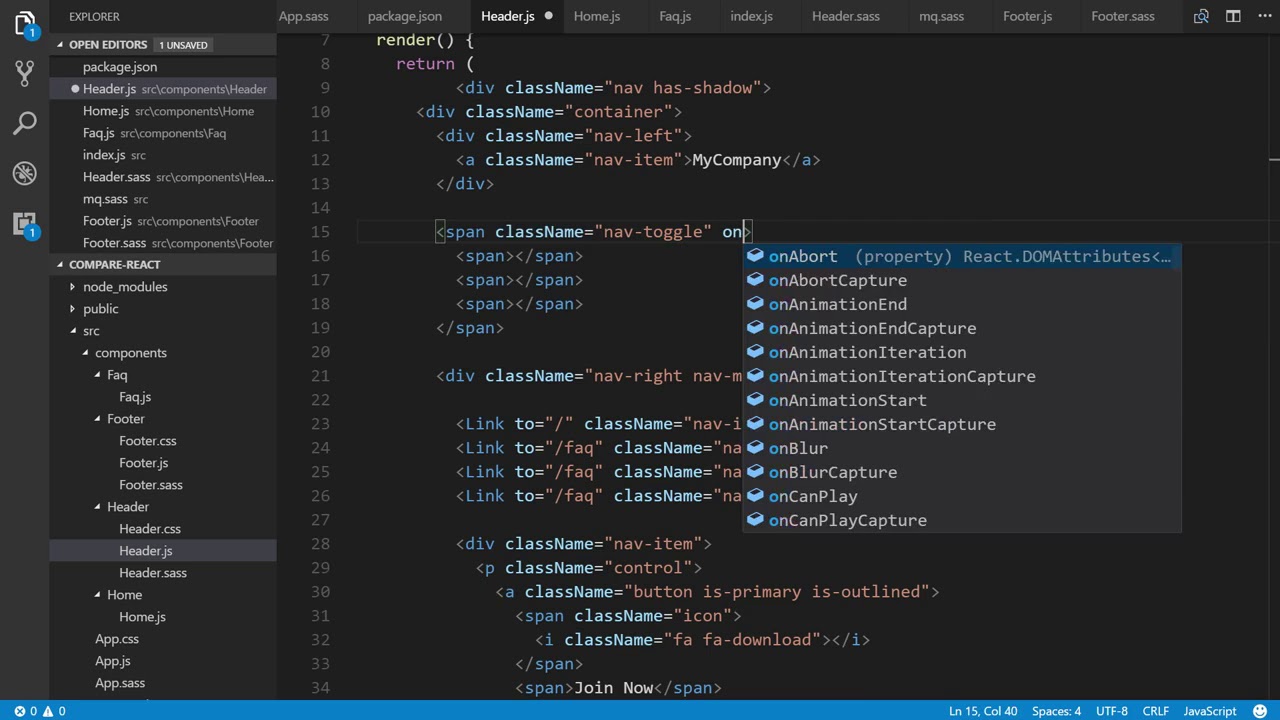 [React]5  Footer & Navigation