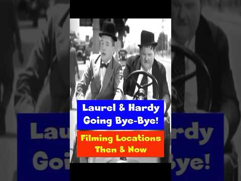 Laurel and Hardy Movie Location. Going Bye-Bye! 1934 vs Today Then and Now.