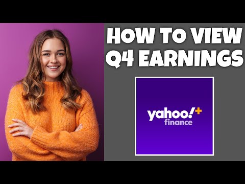 How To View The Q4 Earnings Of A Stock On Yahoo Finance | Step By Step - Yahoo Finance Tutorial