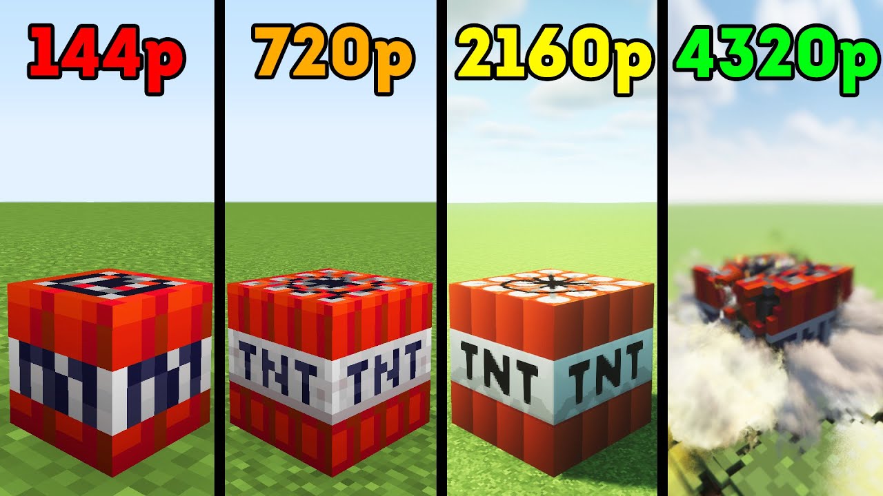 TNT in 144p, 720p, 2160p, 4320p
