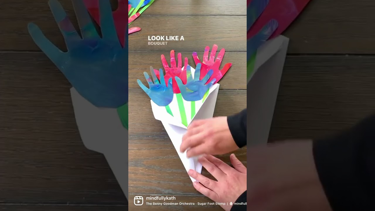 The perfect Mother’s Day keepsake | A bouquet of handprints