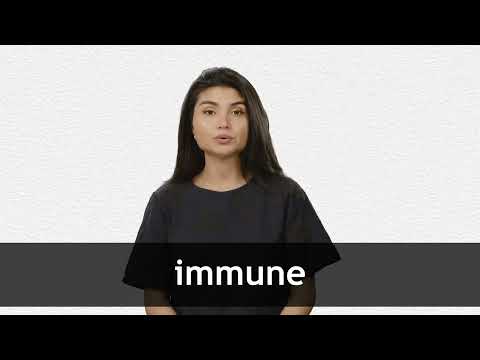 IMMUNE definition and meaning | Collins English Dictionary