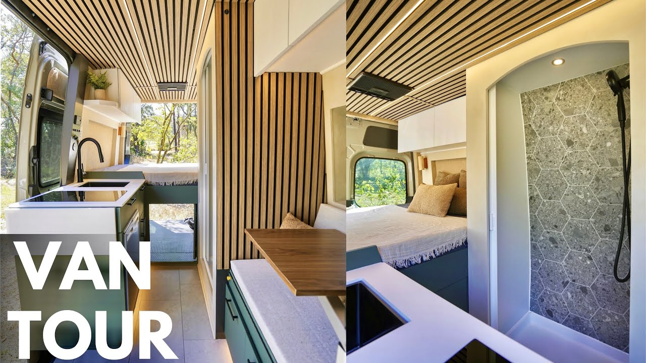 This Premium Camper Van Features a Soothing, Tastefully Designed ...