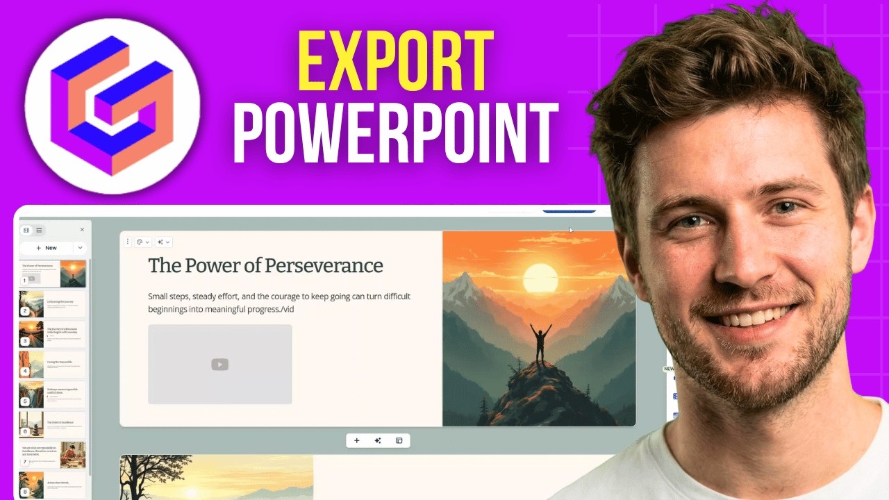 How to Export Editable PowerPoint Files With Gamma AI