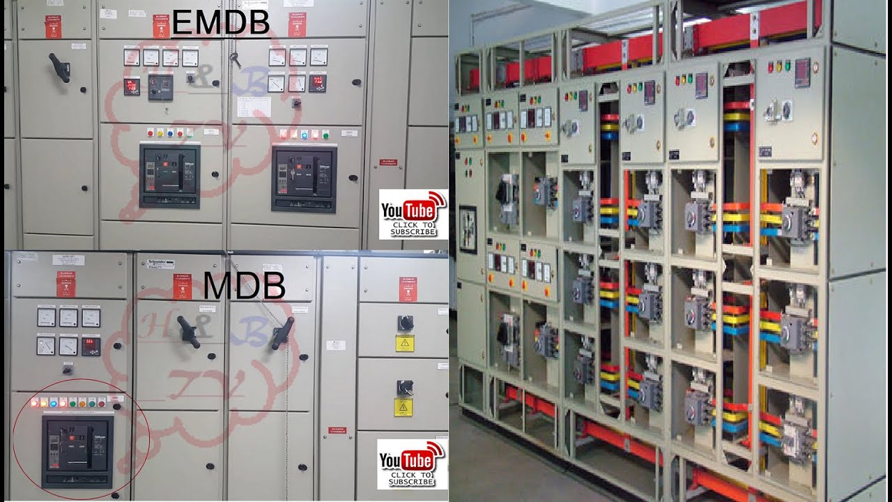 Difference Between MDB & EMDB |Generator with EMDB | Interlocking Of ACB| Load Shifting| Eng Subs/CC