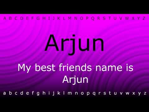 Here I will teach you how to pronounce 'Arjun' with Zira.mp4