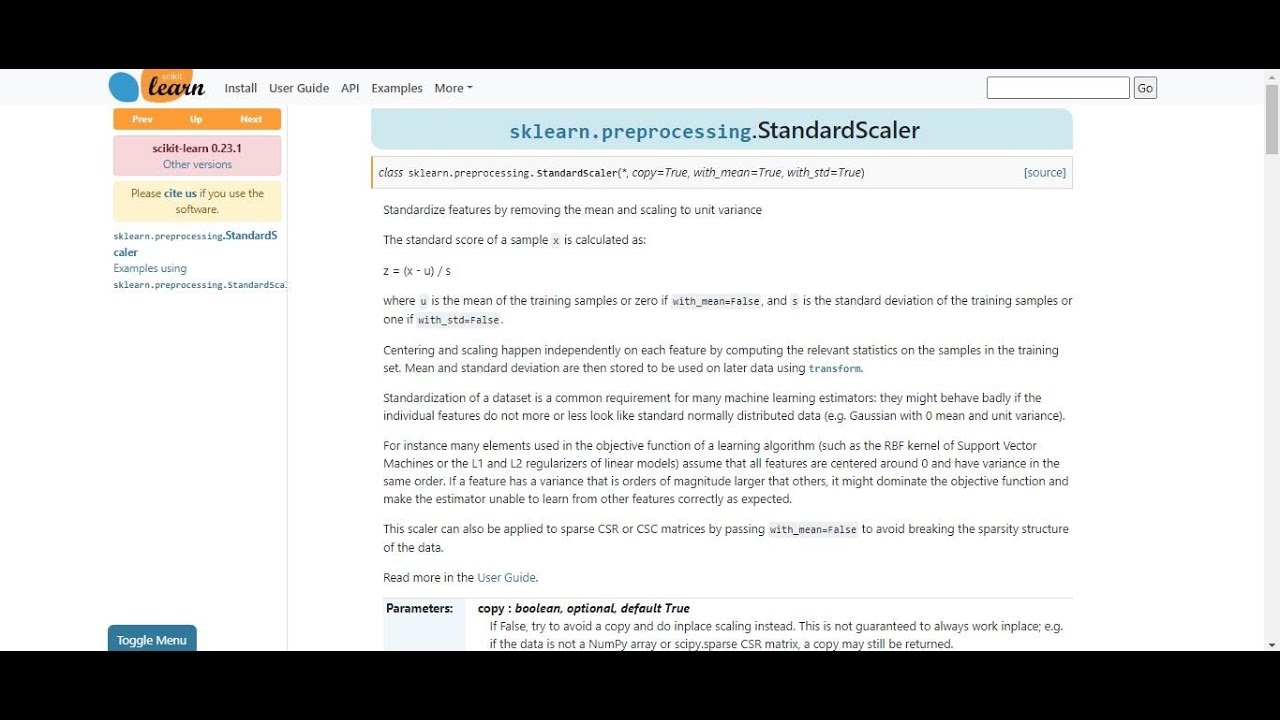 Standardization in Data Preprocessing | Sklearn.Preprocessing.StandardScaler