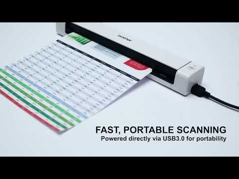 Brother DS-640 Portable USB A4 Document Scanner - InkStation