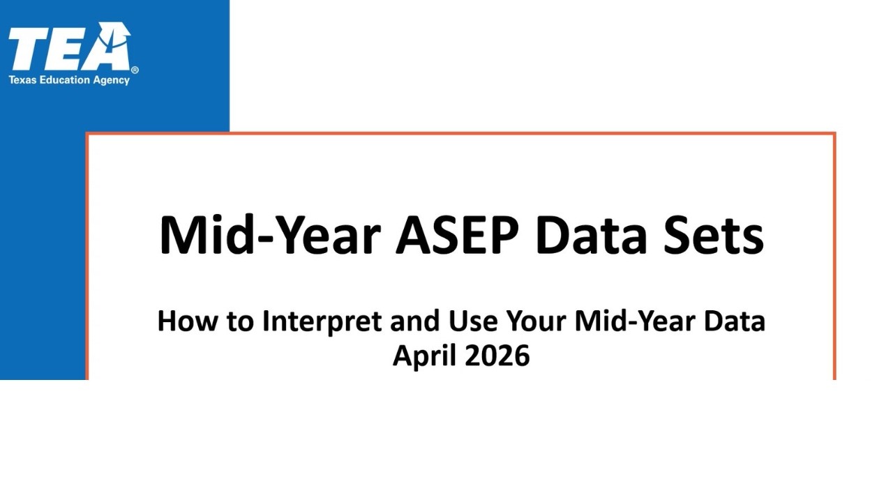 Mid Year Data Set Webinar (March 2026)