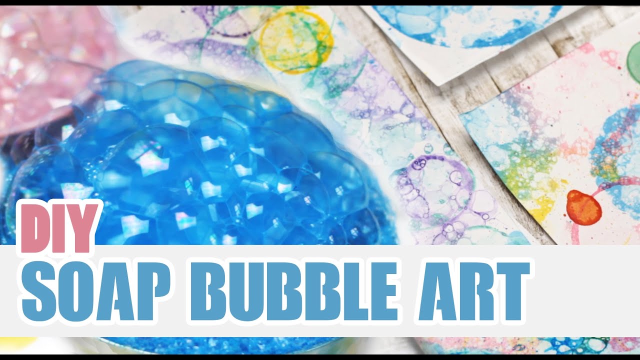 DIY: Soap Bubble Art | Personalize your Notebooks!
