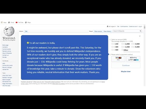 Donate to Wikipedia | Be a responsible NETIZEN | online Encyclopedia | Wikimedia Foundation | AAA