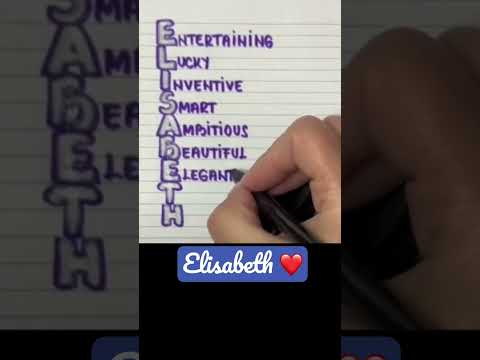 Meaning of the name ELISABETH #meaning #name #elisabeth