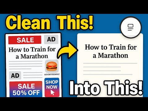 Erase internet Ads instantly (safari trick)