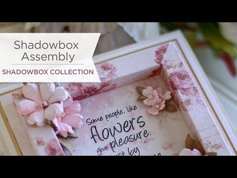 Shadowbox Collection by Becca Feeken - How to Assemble a Shadowbox