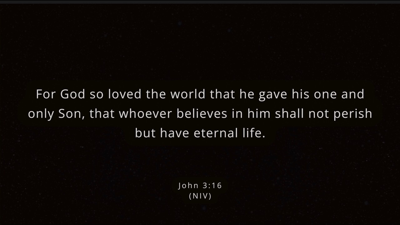 John 3:16 | NIV | Bible Verse