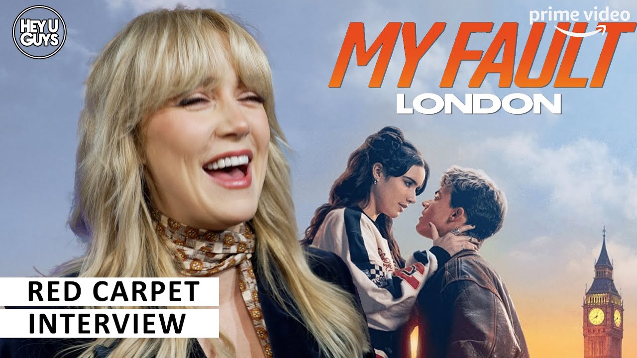 Amelia Kenworthy | My Fault London Premiere Red Carpet Interview | Prime Video | Culpables Trilogy