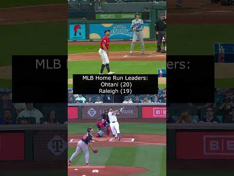 MLB Home Run Leaders: Ohtani, Raleigh, Judge, Schwarber #shoheiohtani #aaronjudge