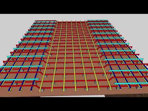 One Way Slab Reinforcement details (First Way)