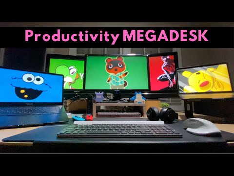 We built the MEGADESK [workspace setup hacks]