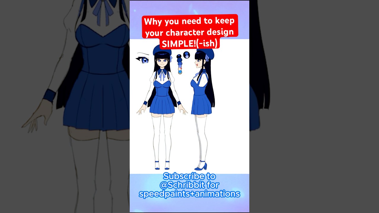 How I make OC Animation Reference Sheets!【Speedpaint+Chat】