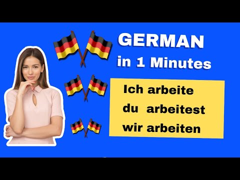 arbeiten' conjugations