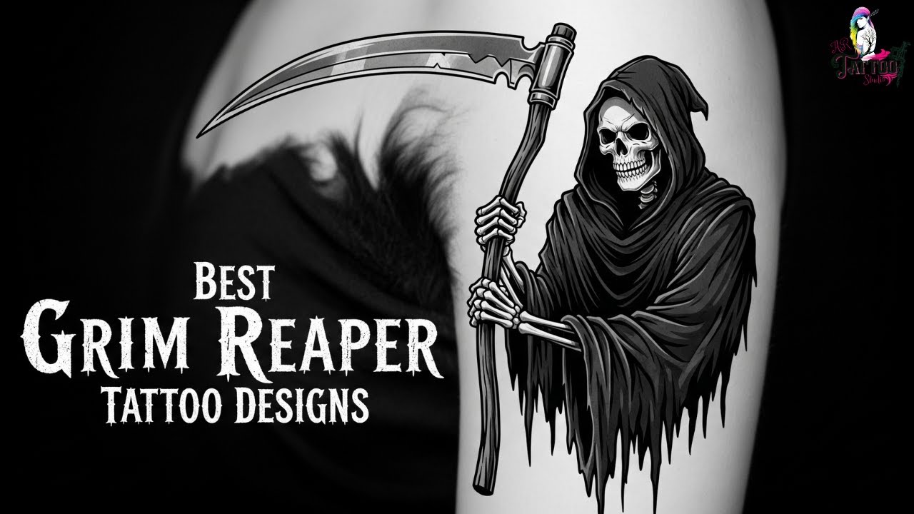 Grim Reaper Tattoo Designs 2025 | Stylish Death Reaper Tattoo Inspiration | Dark Grim Reaper