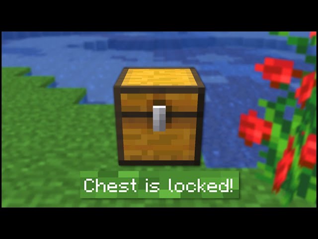 How to lock a chest in Minecraft