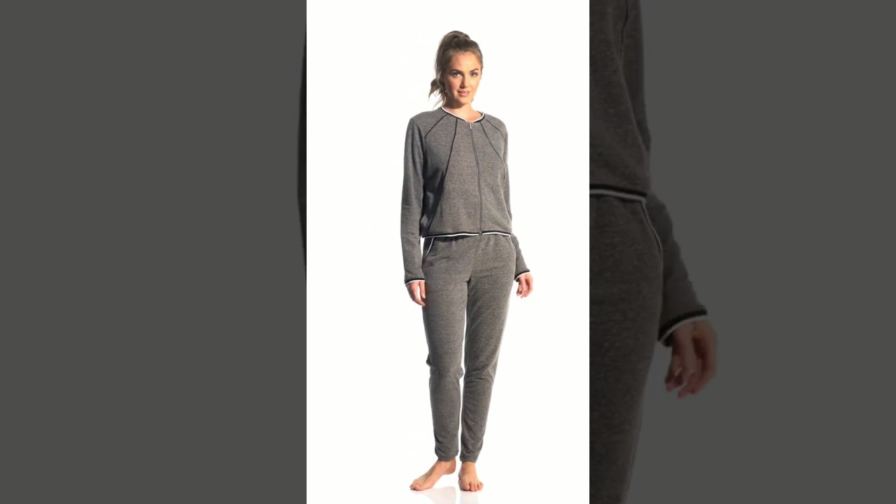 Danskin Ribbed Cropped Bomber Jacket | SwimOutlet.com
