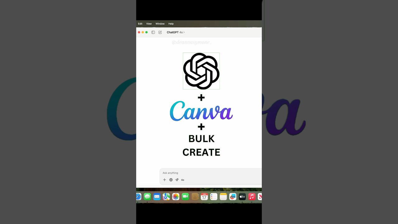How I Made 100 Flash Cards in Under 3 Minutes Using ChatGPT + Canva 💡