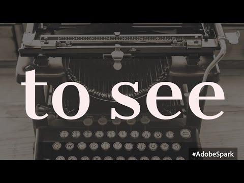 How to conjugate "to see" in the present simple, the past simple and the past perfect