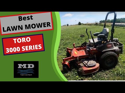 Toro 3000 Z series mower being pushed to the MAX