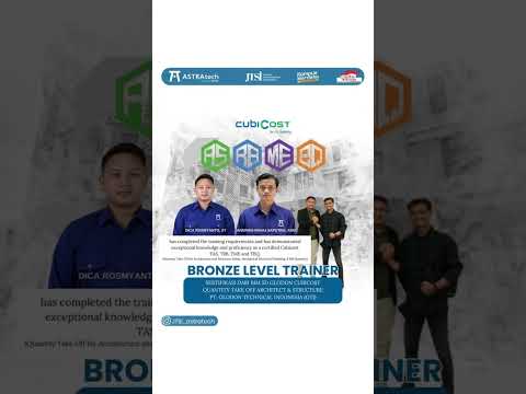 Dosen JTSI Prodi D3 TKBG lulus sertifikasi yang bertaraf internasional Glodon Cubicost tahun 2023