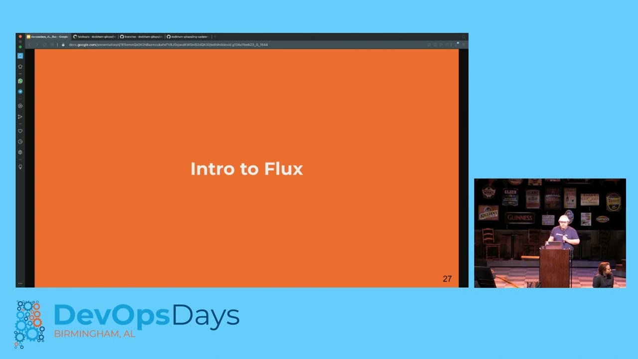 GitOps and Flux scaled to 100s of Developers, Bryan Oliver and Kingdon Barrett