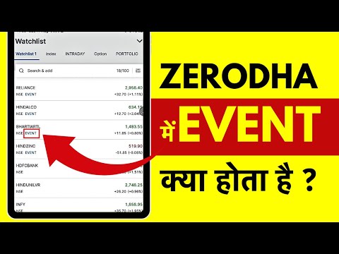 Zerodha me Event Kya Hota Hai | What is Event in Zerodha?