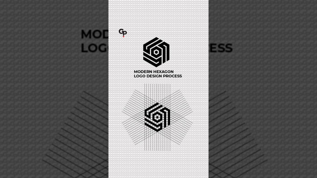 Modern | Hexagon Logo Design Process in Adobe Illustrator  | Illustrator Tutorial #logodesign