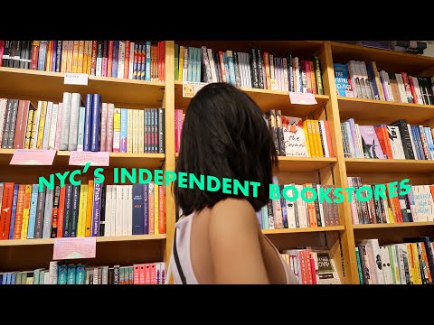 exploring cool bookstores in nyc vlog