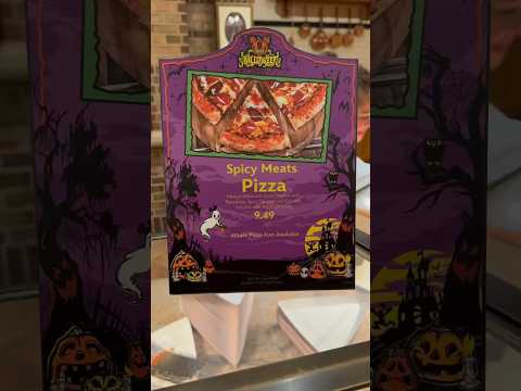 New Spicy Meats Pizza available at Boardwalk Pizza & Pasta inside of Disney California Adventure!