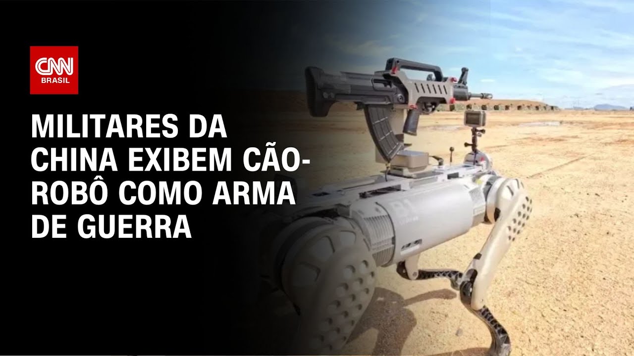 Militares da China exibem cão-robô como arma de guerra | CNN Brasil