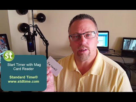 Track Time with Mag Card Readers