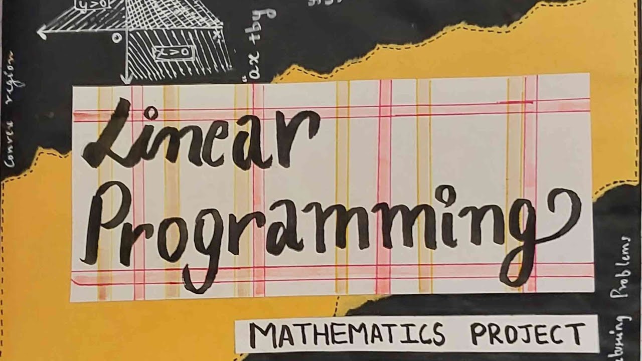 LINEAR PROGRAMMING PROBLEM|LPP|MANUFACTURING |REAL LIFE ACTIVITY|MATHEMATICS|ISC CLASS 12TH PROJECT.