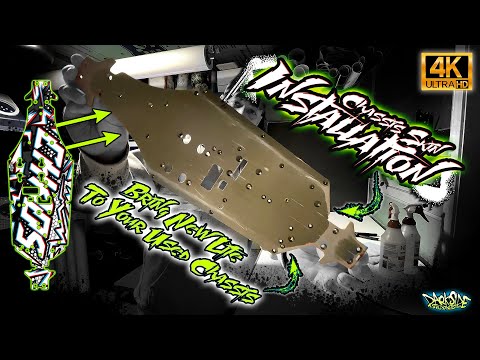 Restoring a used Kyosho Chassis plate with a Darkside Studio Arts chassis skin!
