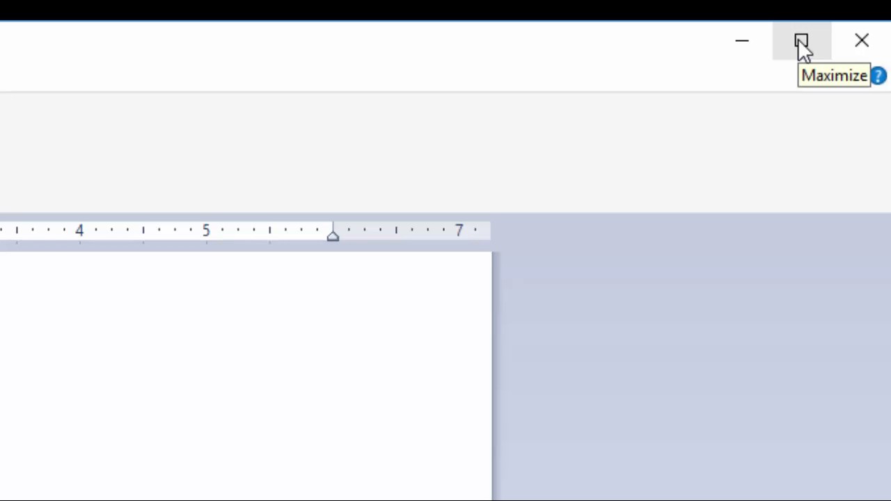 Office 2017 Interface (WordPad example)