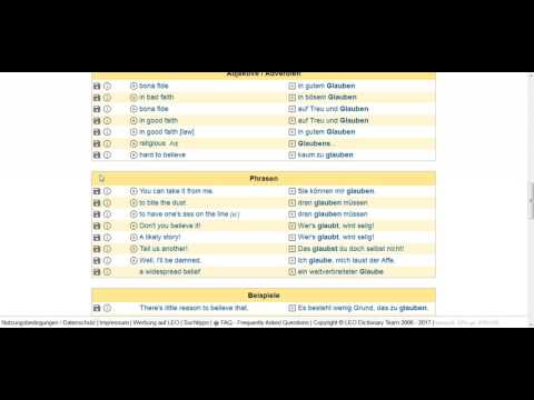 Best English -- German Dictionary Online!