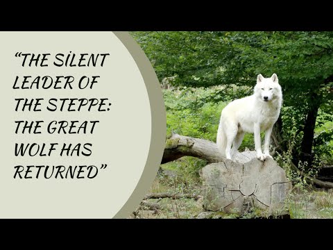 “The Silent Leader of the Steppe: The Great Wolf Has Returned”