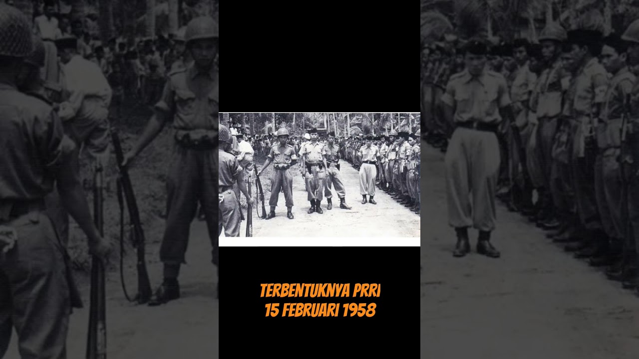 Terbentuknya PRRI (15 Februari 1958)