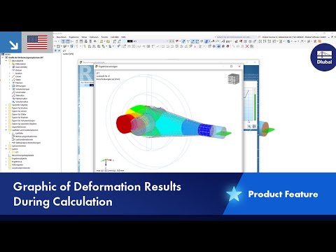 Graphic of Deformation Results During Calculation