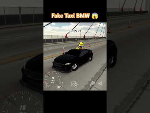 Fake Taxi Driver 🤯 BMW Mi Airline 🥵☠️ Car Parking Multiplayer #youtubeshorts