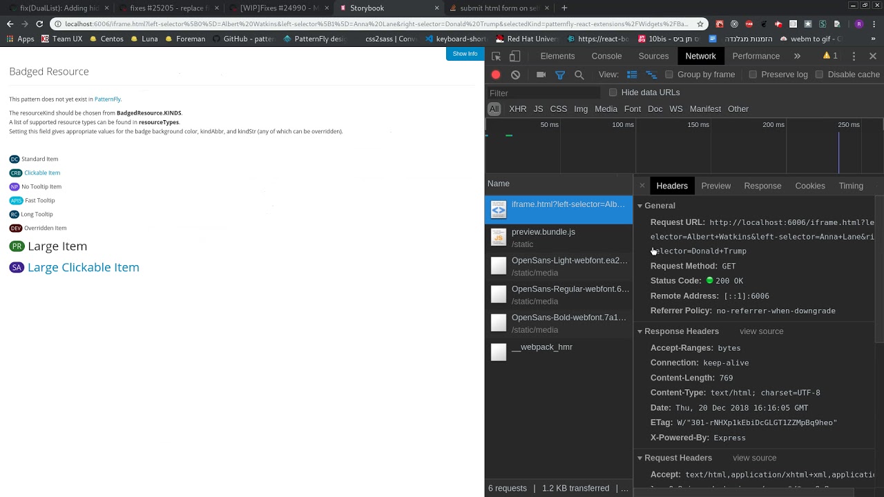 Using Patternfly Dual List in a form